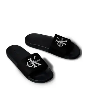 Calvin Klein Solid Color Pool Sliders