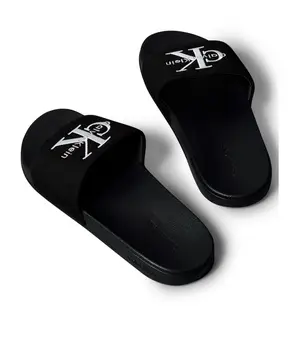 Calvin Klein Solid Color Pool Sliders