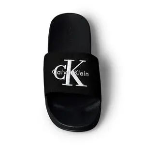 Calvin Klein Solid Color Pool Sliders