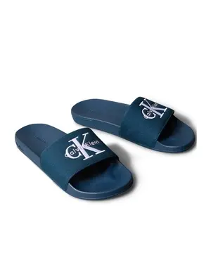 Calvin Klein Solid Color Pool Sliders