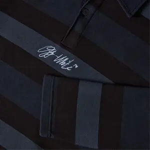 Off-White Striped Longsleeve Tshirt - Black