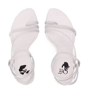 Off-White Toeloop Stiletto Heel Sandals