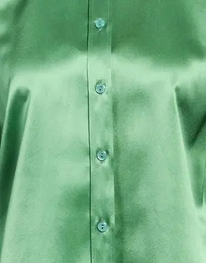 Dolce & Gabbana Solid-color Satin Long-sleeve Shirt
