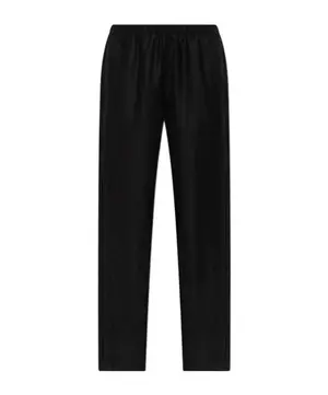 RÓHE Elastic-waist Casual Trousers - Black