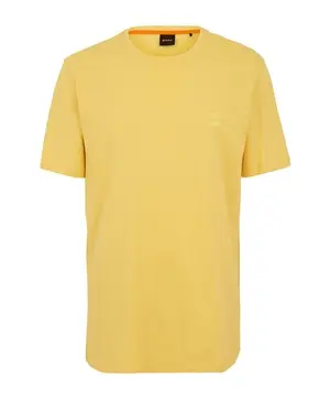 Hugo Boss Minimalist Crewneck Shortsleeve - Yellow