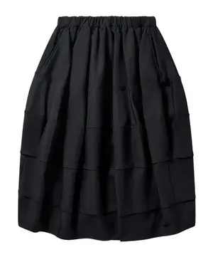 Comme Des Garçons Paneled Skirt - Black