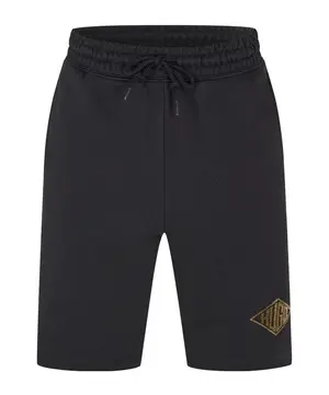 Hugo Boss Drawstring Waist Knit Shorts With Embroidered Detail