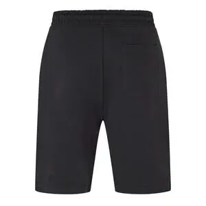 Hugo Boss Drawstring Waist Knit Shorts With Embroidered Detail