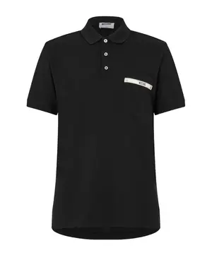 Moschino Shortsleeve Polo Shirt - Black