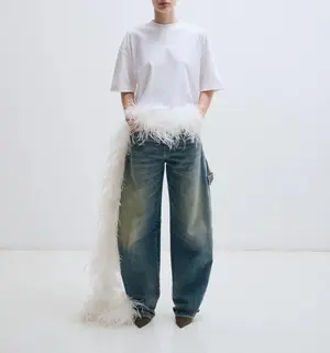 DARKPARK Smith Feather-trim T-shirt