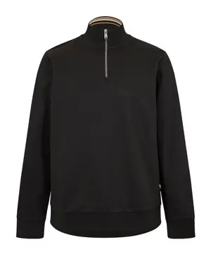 Hugo Boss Halfzip Standcollar Top - Black