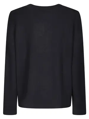 SAMSOE SAMSOE V-neck Knit Top