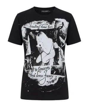 DOLCE & GABBANA Dolce & Gabbana Printed Short Sleeve T-Shirt