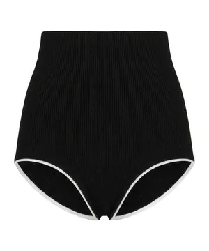 Jacquemus Solid-colored Knit Hot Pants