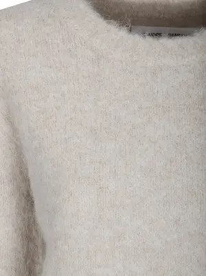 SAMSOE SAMSOE Slightly Cropped Knit T-shirt