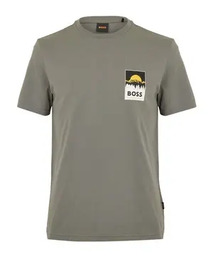Hugo Boss Crewneck Shortsleeve Tee - Grey