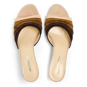 MACHMACH Colorblock Heeled Mules