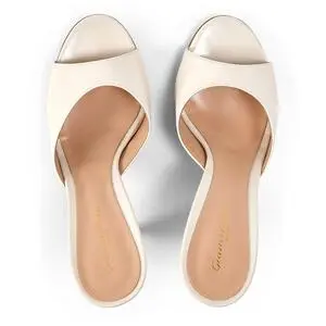 GIANVITO ROSSI Solid Heeled Mules