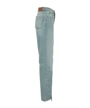 ROTATE BY BIRGER CHRISTENSEN Straight Denim Zip Jeans Ligh