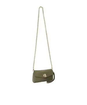 Ralph Lauren Solid Wallet On Chain - Green