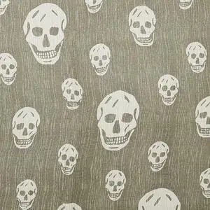 Alexander McQueen Print Silk Scarf