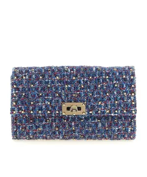 Valentino Garavani Tweed Cross Body Bag