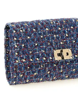 Valentino Garavani Tweed Cross Body Bag