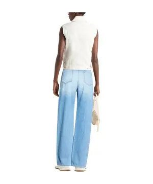 Max Mara Light-wash Straight-leg Jeans