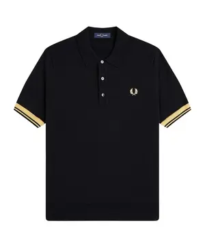 Fred Perry Shortsleeve Polo Shirt - Black