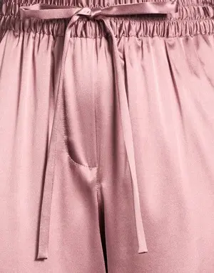 Dolce & Gabbana Solid-colored Satin Trousers