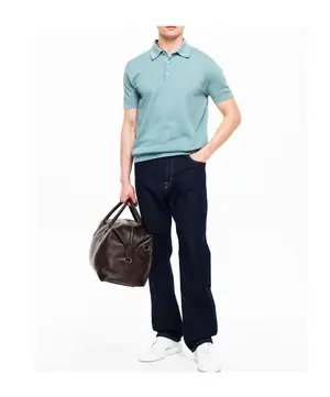 Brioni Fitted Classic Shortsleeve Polo