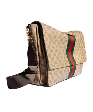 Gucci Medium Crossbody Bag With Web