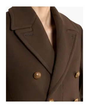 Etro Long Double-breasted Wool-blend Cloth Jacket