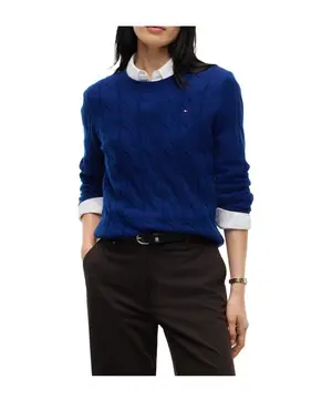 Tommy Hilfiger Wool Cable Knit Sweater