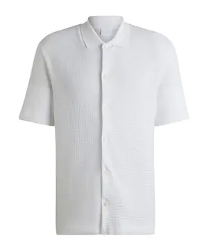 Hugo Boss Shortsleeve Knit Shirt - No