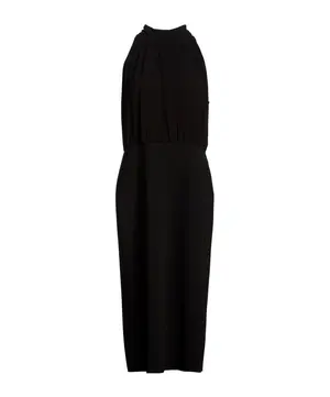 Max Mara Sleeveless Solid-color Dress - Black