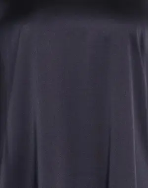 Max Mara Solid-colored Satin Long-sleeve Top