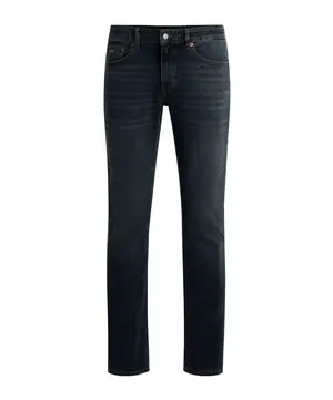 Hugo Boss Darkblue Washed Denim Jeans - Blue