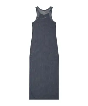 DIESEL® Mesh Racerback Tank Midi Dress