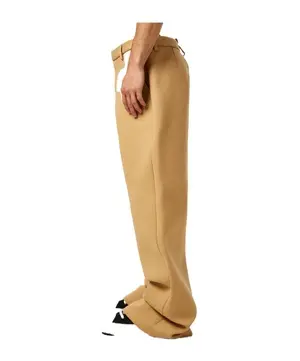 Dsquared2 Wide Leg Trousers With Raised Logo Detail