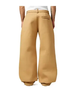 Dsquared2 Wide Leg Trousers With Raised Logo Detail