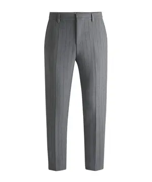 Hugo Boss Finecheck Cropped Trousers - No