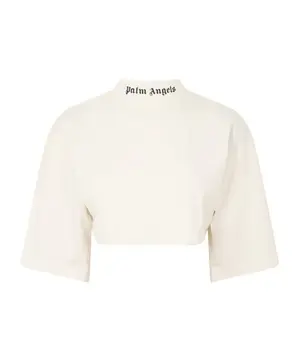 Palm Angels Cotton Crop Top
