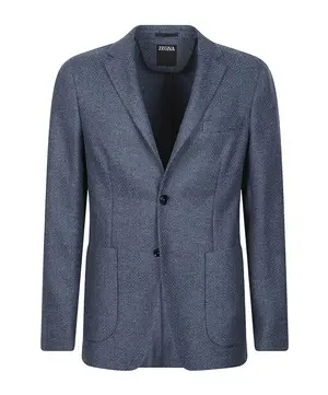 Zegna Long-sleeved Suit Jacket