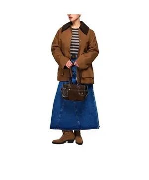 GANNI Solid Color Shoulder Bag