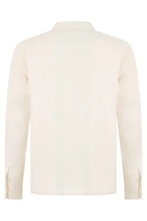 Herno Zip-up Collared Jacket - Ivory