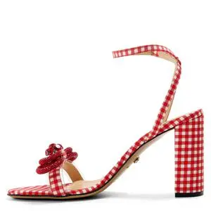 MACHMACH Block Heel Court Shoes
