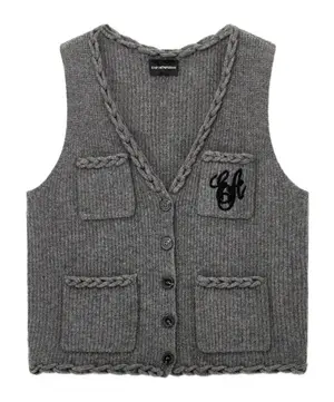 Emporio Armani Yak Wool Blend Vest Signature Capsule