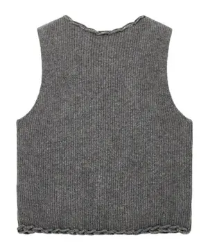 Emporio Armani Yak Wool Blend Vest Signature Capsule