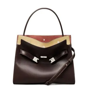 Tory Burch Small Lee Radziwill Double Bag - Coconut